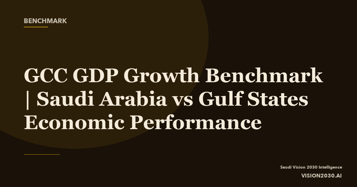 Benchmark croissance du PIB CCG | Arabie saoudite vs États du Golfe
