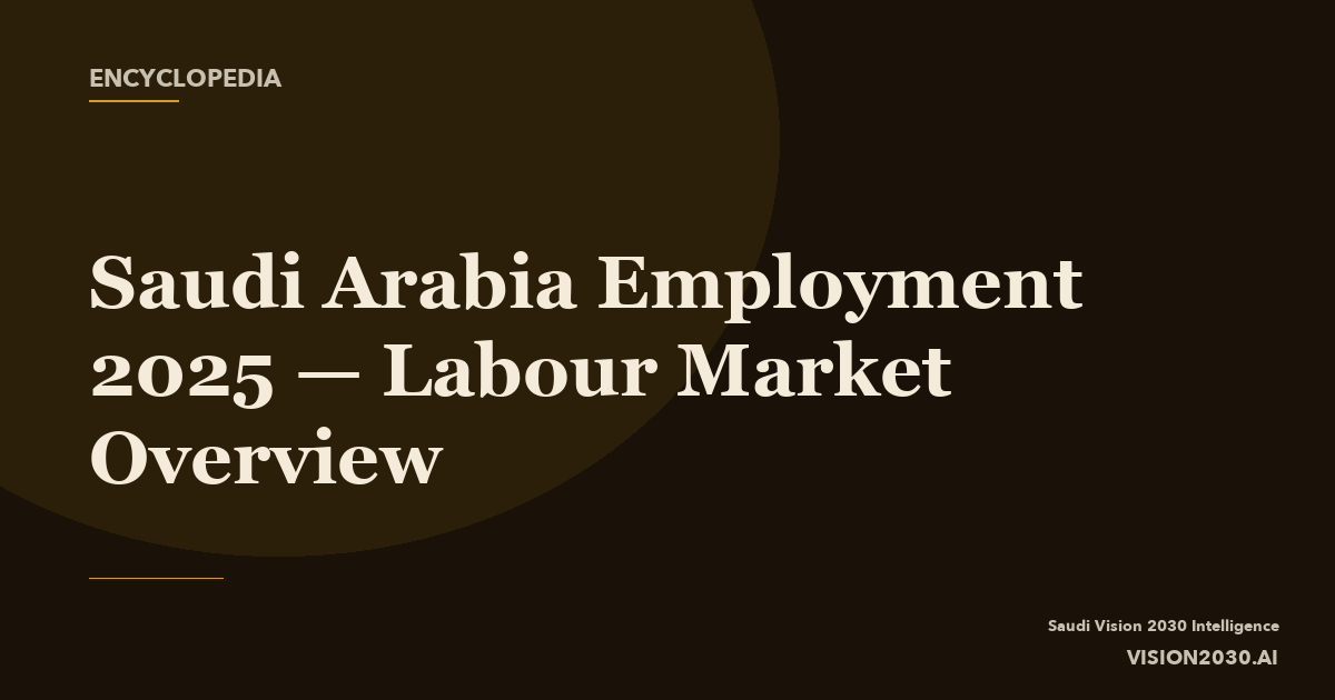 Saudi Arabia Employment 2025 — Labour Market Overview