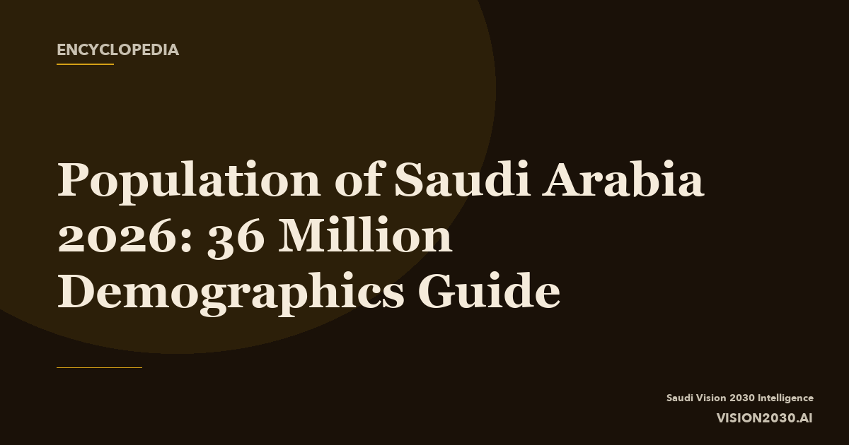 Population Arabie saoudite 2026 : guide démographique