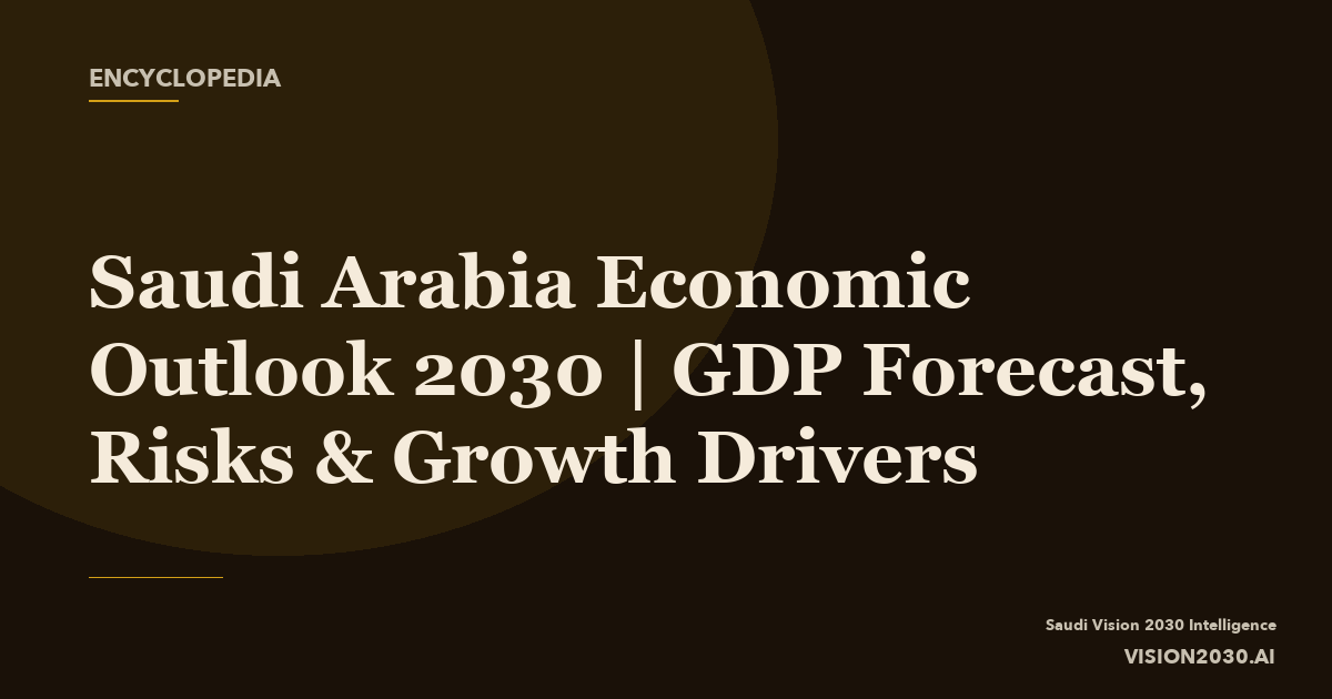Perspectives économiques Arabie saoudite 2030 : PIB, risques et moteurs