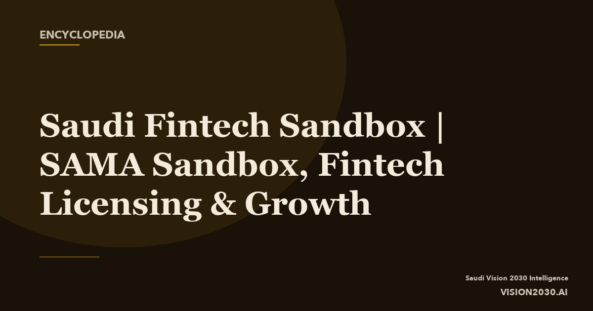 Saoedische fintech-experimenteerruimte